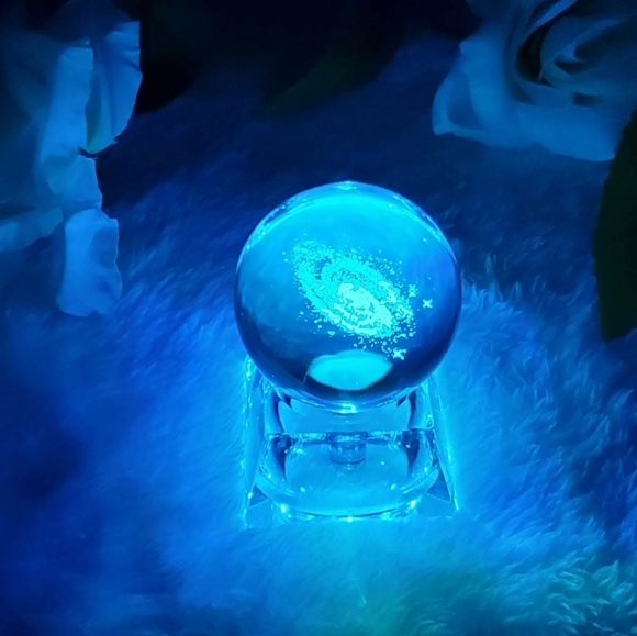 Office | Led Crystal Ball Night Light Luminous Innovative | Poshmark